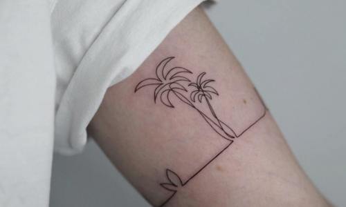 soft line tattoo